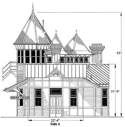 Oneida Castle station by Joseph J. Bux